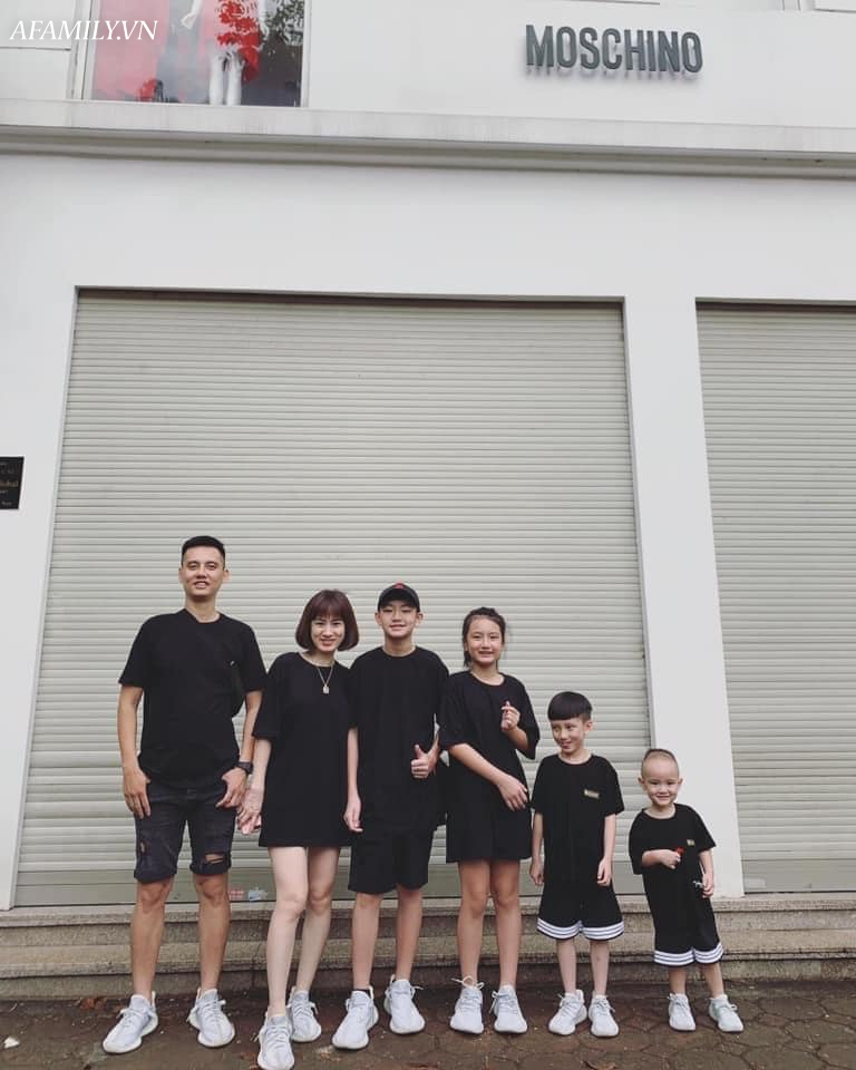 Chỉ cao 1m56, bà mẹ Hà thành nuôi con nào cũng cao lớn vượt trội, tất ...