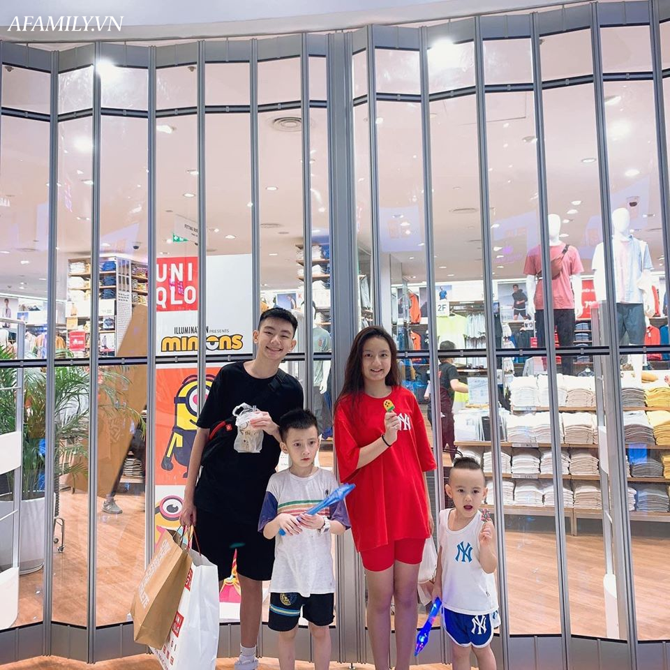 Chỉ cao 1m56, bà mẹ Hà thành nuôi con nào cũng cao lớn vượt trội, tất ...