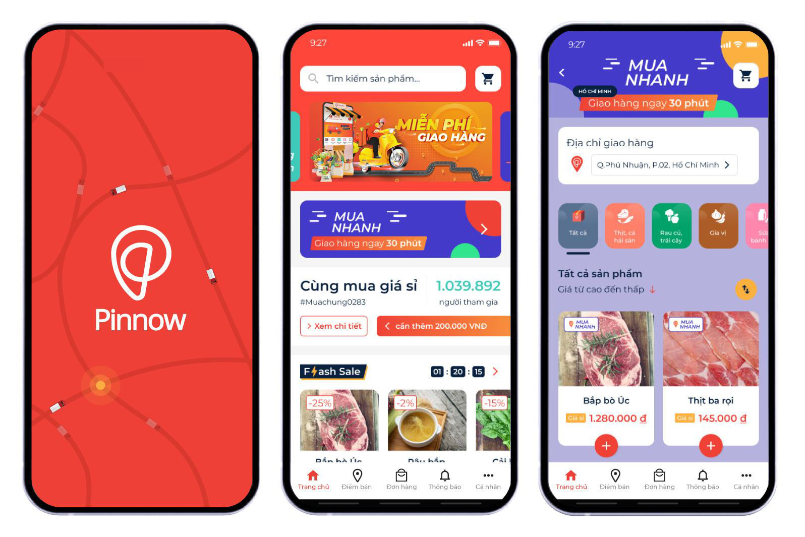 Pinnow - Mô hình “đi chợ kiểu mới” vừa ra mắt tại TP.HCM