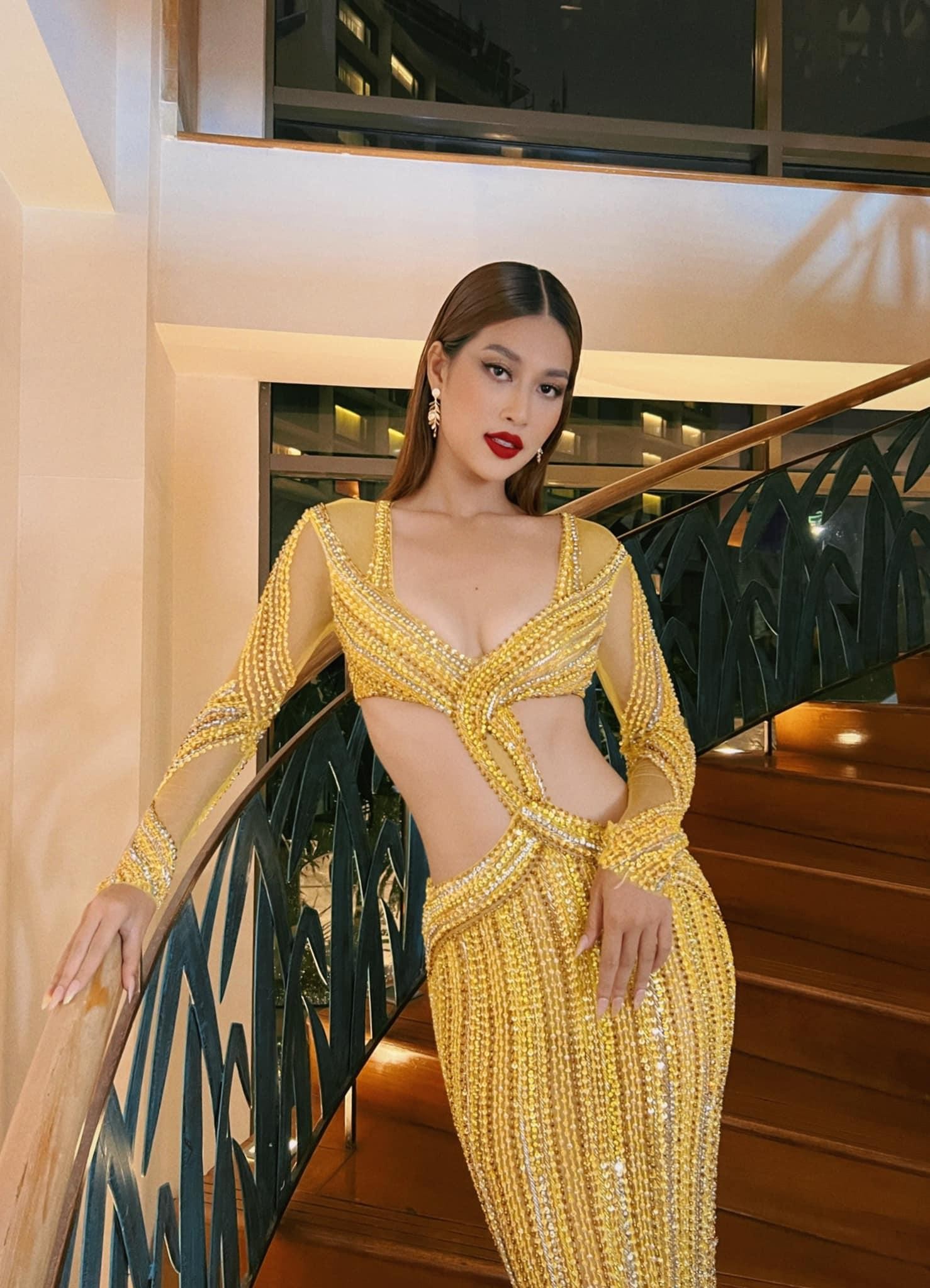 Chiếc váy sexy nhất của Đoàn Thiên Ân ở Hoa hậu Hòa bình