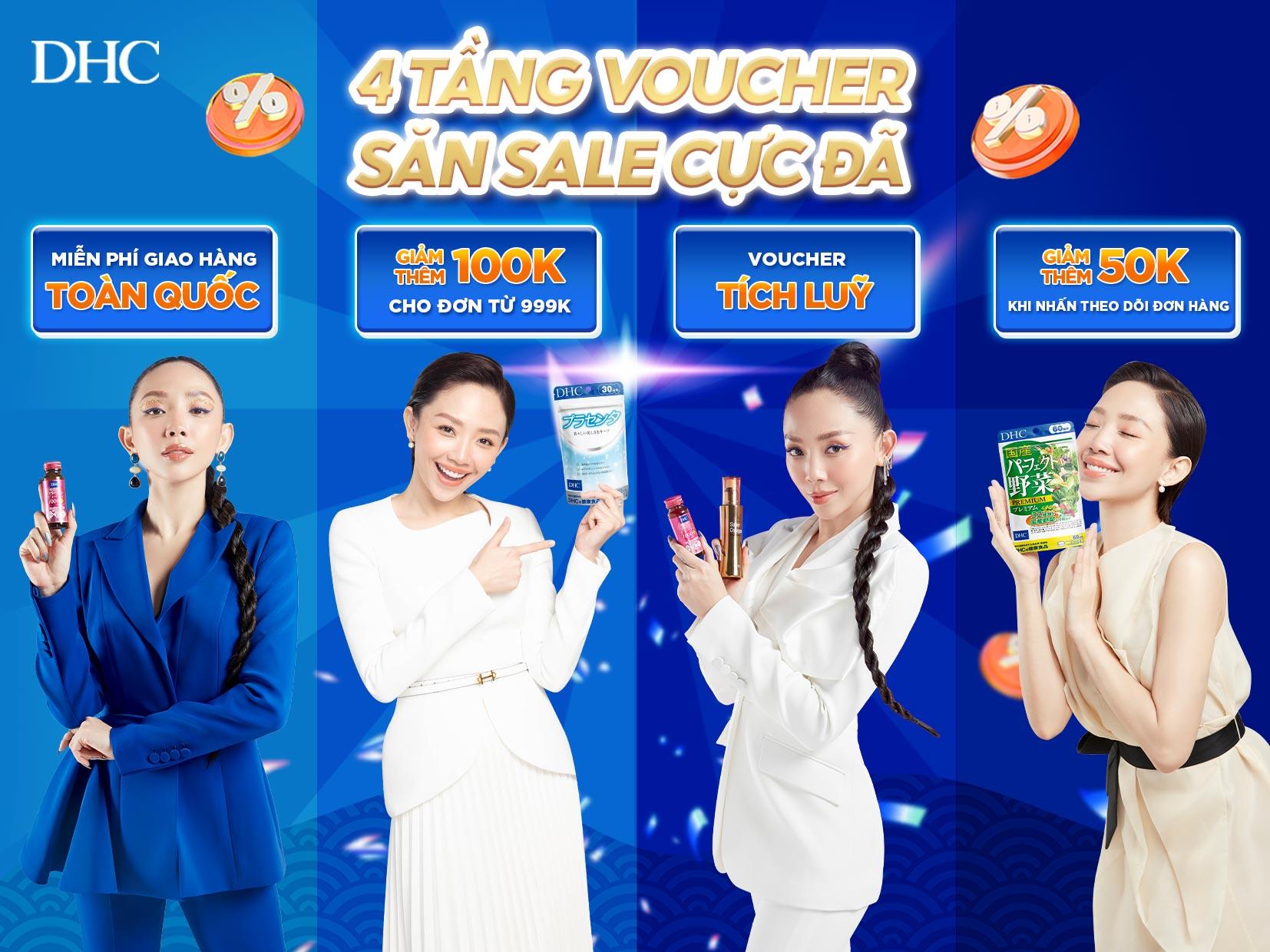 Tri ân khách hàng, DHC bùng nổ mua sắm cuối năm, giảm đến 50%