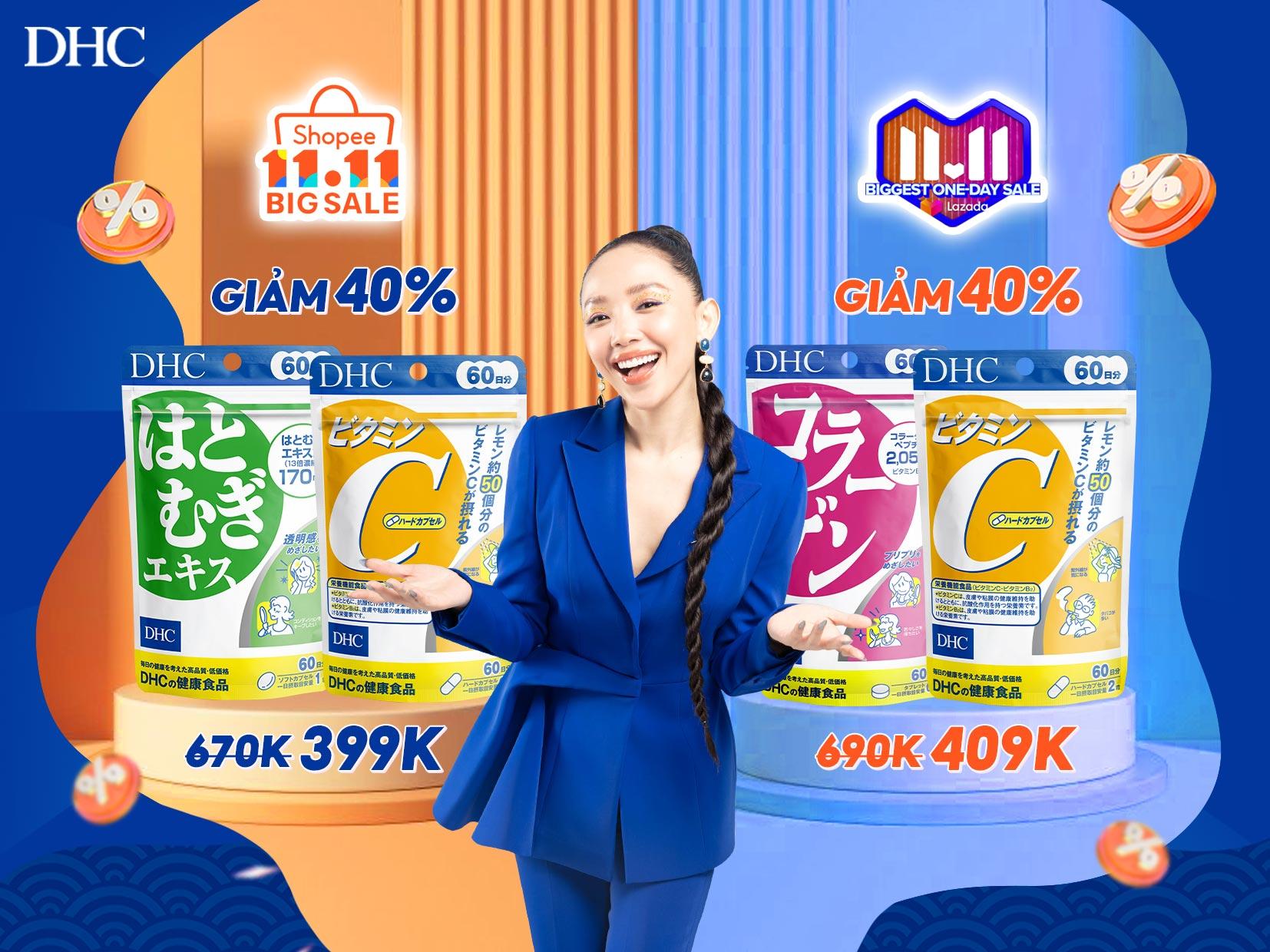 Tri ân khách hàng, DHC bùng nổ mua sắm cuối năm, giảm đến 50%