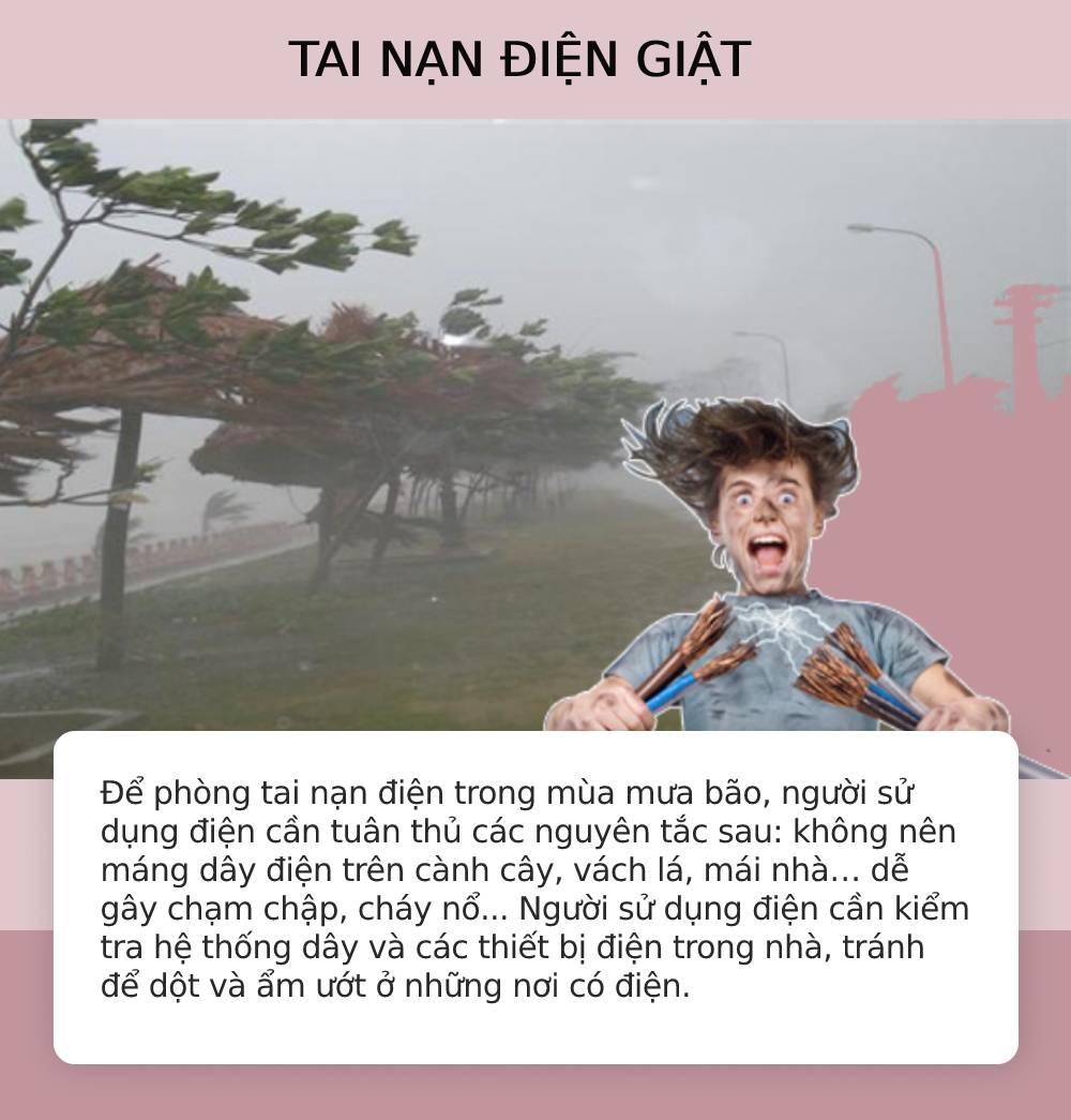 Đề phòng tai nạn mùa mưa bão, an toàn mùa mưa lũ