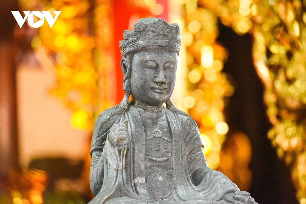 Cận cảnh pho tượng Quan âm được khắc niên đại sớm nhất Việt Nam