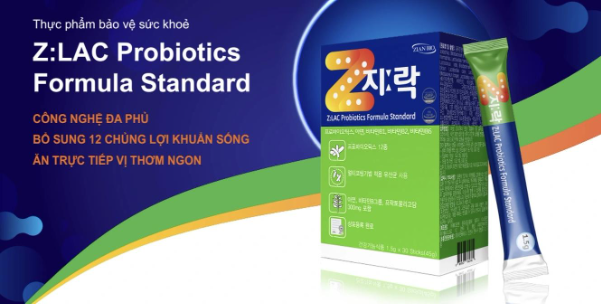 Probiotic và Prebiotic trong men vi sinh Z:LAC Probiotics Formula ...