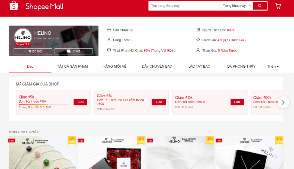 HELINO - Thương hiệu bạc trang sức đầy phong cách