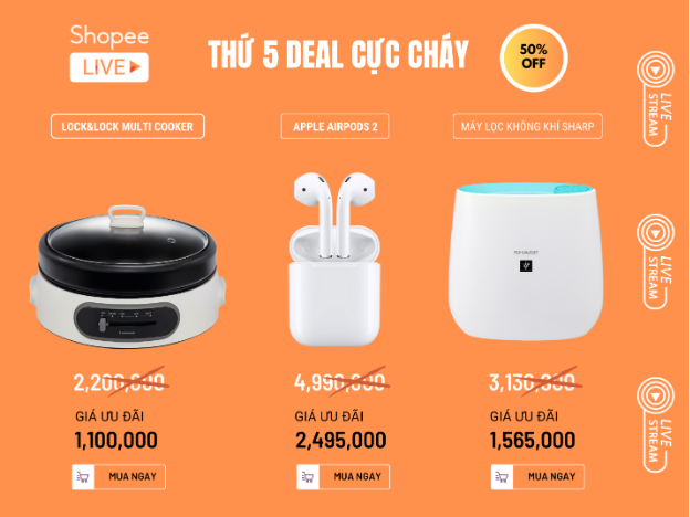 Thứ 5 có gì đặc biệt mà dân tình thi nhau "trực chiến" trên Shopee Live?