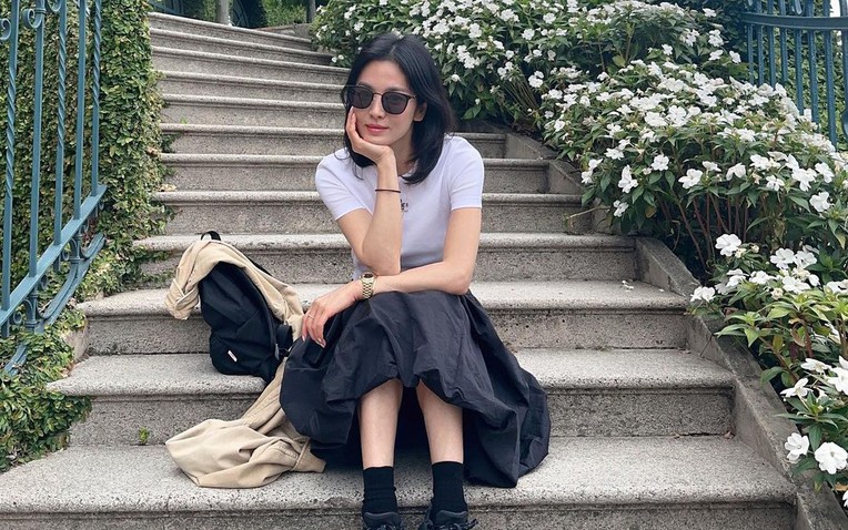 Song Hye Kyo gây chú ý với 15 bức ảnh tại Ý , visual đỉnh cao