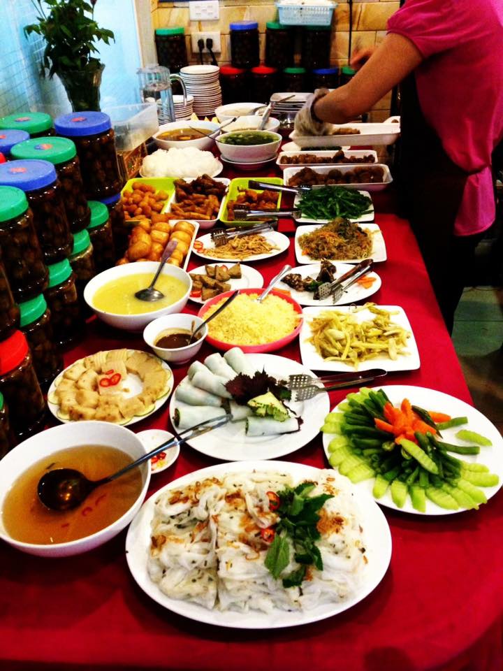 5 địa chỉ buffet chay ngon, không gian lịch sự, giá dưới 120 ngàn ở Hà Nội