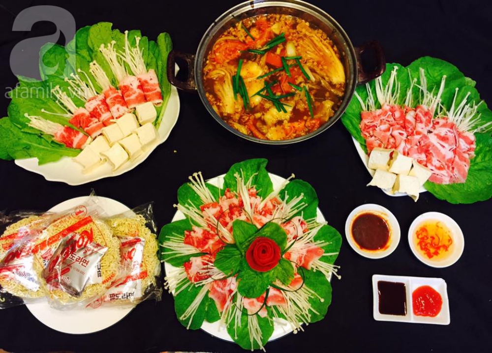 Trời se lạnh nấu lẩu bò kim chi ngon tuyệt đối!