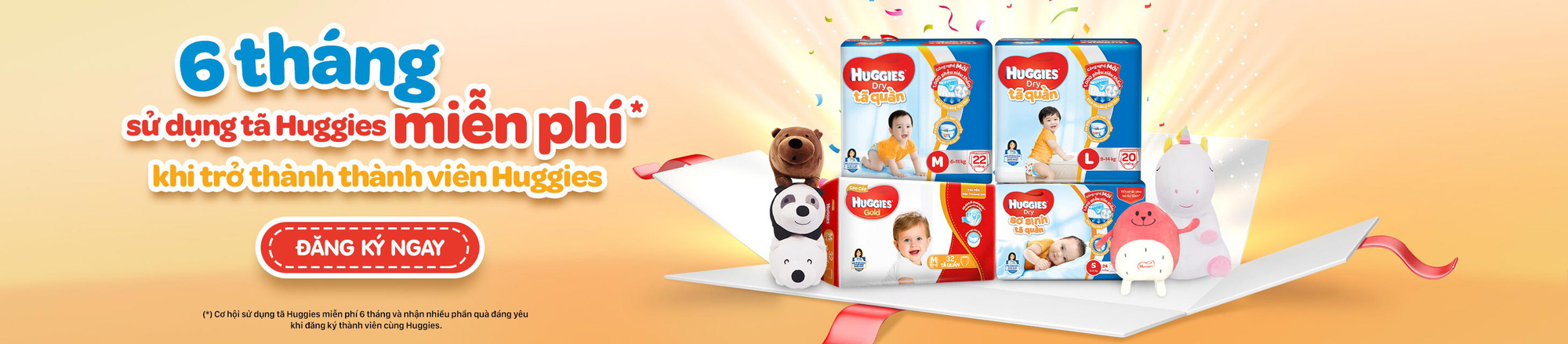 Chương trình sử dụng mẫu thử và quà tặng miễn phí cho các bé của thương ...