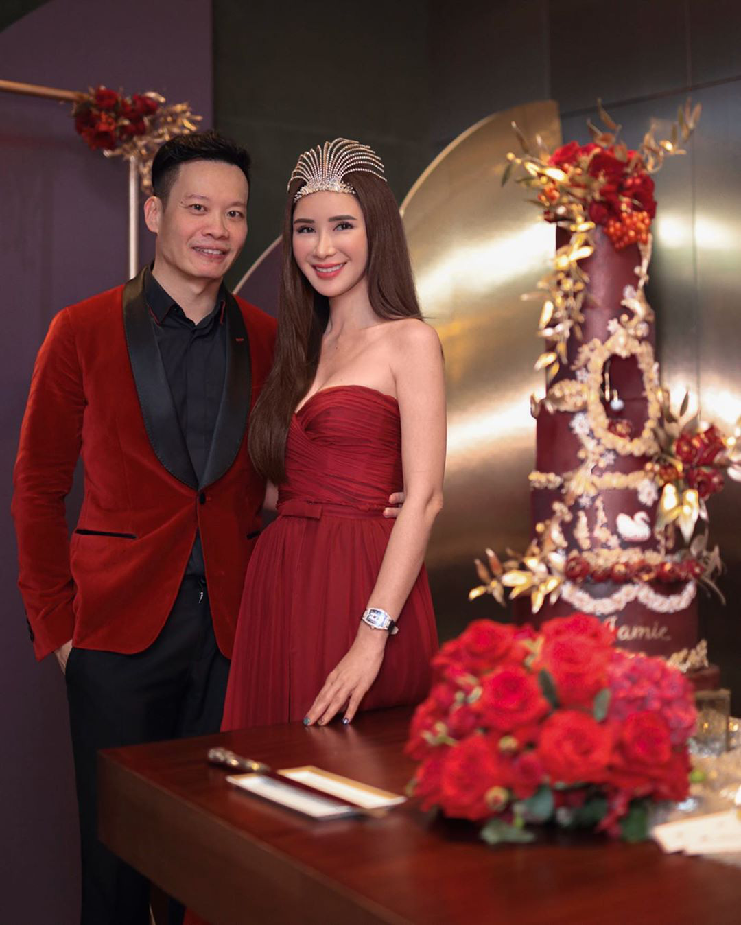 U50 Jamie Chua thường xuyên mặc đồ đồng điệu cùng bạn trai, gần đây cô ...