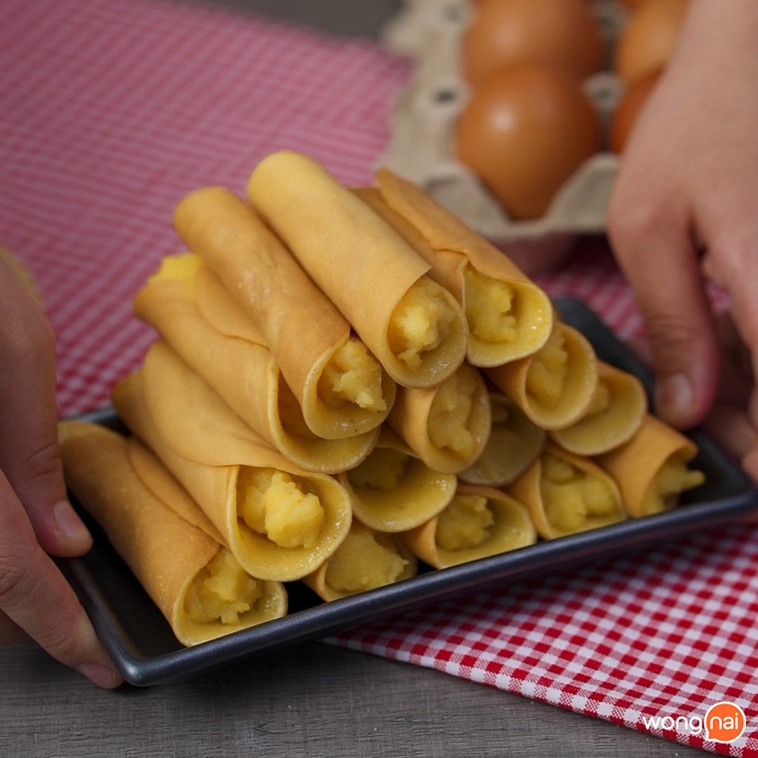 Có món bánh cuộn làm chẳng cần lò nướng mà ngon đẹp cực kỳ