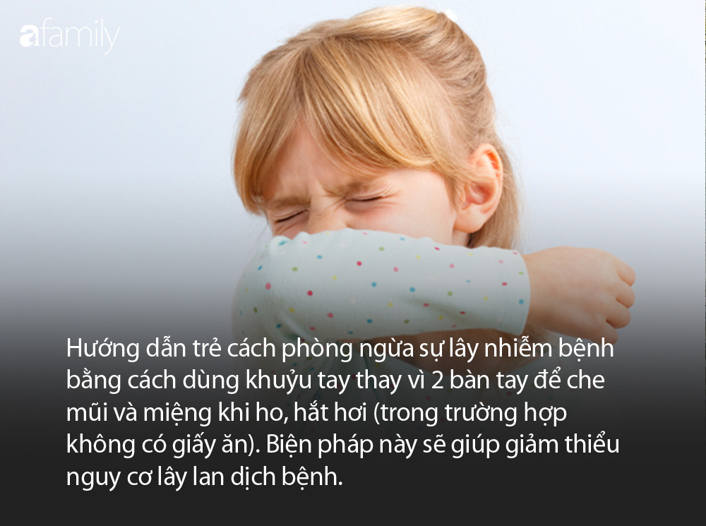 Dạy con dùng tay che miệng khi ho hay hắt hơi: Tưởng đúng mà hóa ra sai ...