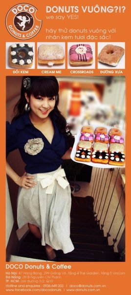 Thưởng thức 30 mùi vị mới lạ, hấp dẫn của bánh Doco Donuts chỉ với 50 ...