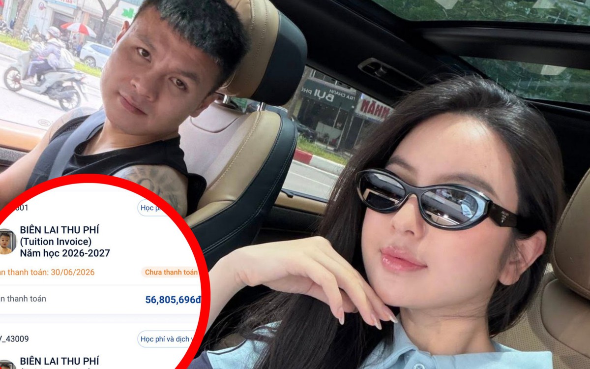 Học phí mầm non của con trai Chu Thanh Huyền gây chú ý