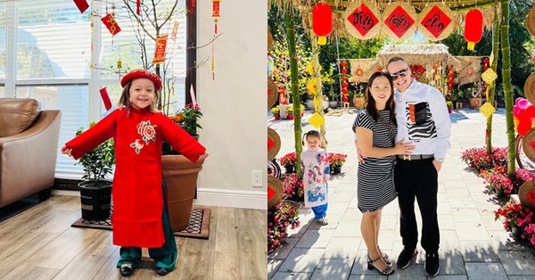 Gia đình Youtuber Hoyer Family đón Tết Việt ở Mỹ, cô con gái được mẹ ...