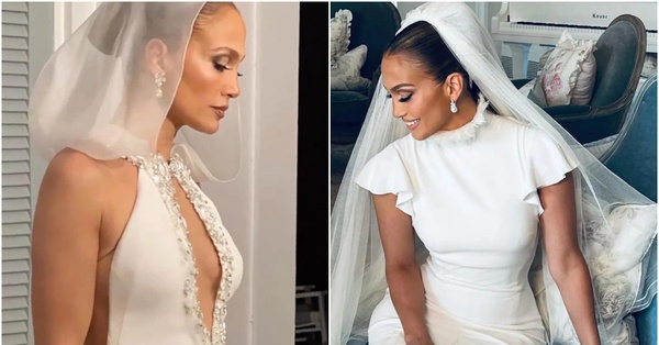 Jennifer Lopez mặc ba chiếc váy cưới siêu kỳ công và tốn kém của Ralph ...