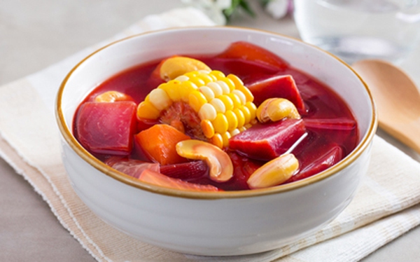 Canh rau củ chay ngọt lành giúp thải độc hiệu quả