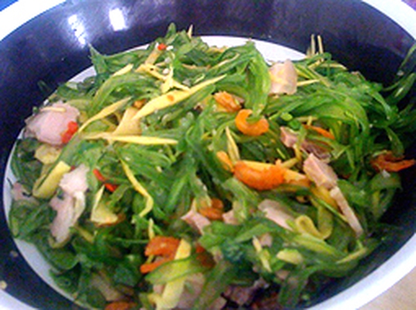 Món lạ: Gỏi đậu que