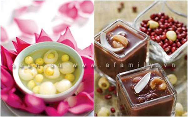 3 món ăn ngon - bổ từ hạt sen