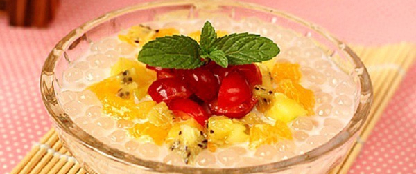 Chè hoa quả, che hoa qua, cách làm chè hoa quả, cach lam che hoa qua