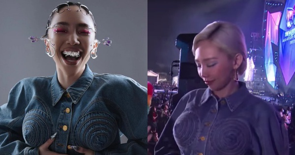 Tóc Tiên và chiếc áo "toà thiên nhiên" nhọn hoắt tại chung kết The ...