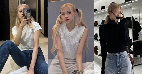 Rosé thời trang: Phối đồ siêu đơn giản nhưng Rosé đầy cá tính, sang chảnh