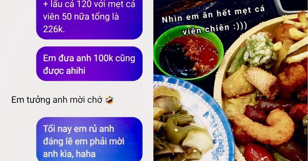 Gửi 'bill' chia đôi 226 nghìn trong buổi hẹn đầu, thanh niên thấy khó ...