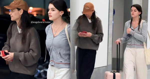 Suri Cruise gây chú ý với chiều cao khủng 1m75