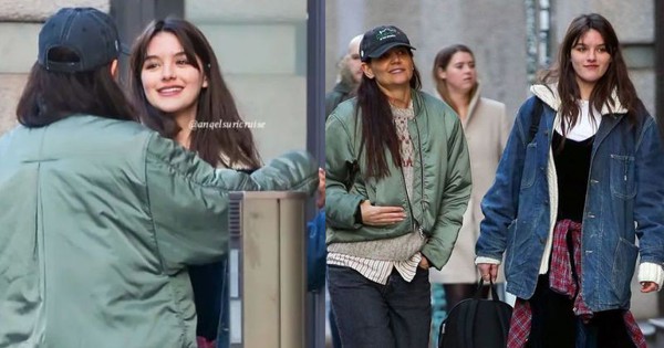 Suri Cruise khoe nhan sắc chuẩn mỹ nhân trên phố
