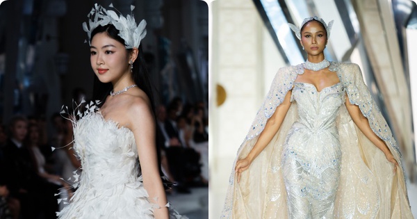 Con gái Quyền Linh đọ sắc cùng H'Hen Niê tại show diễn của NTK Chung ...